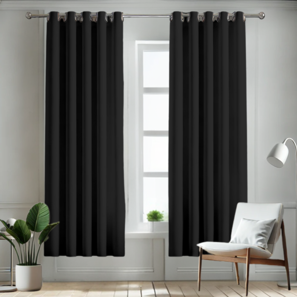 Cortina BlackOut Rebeca - 2 Paneles calidad Premium 95% Oscuridad- 274 ...
