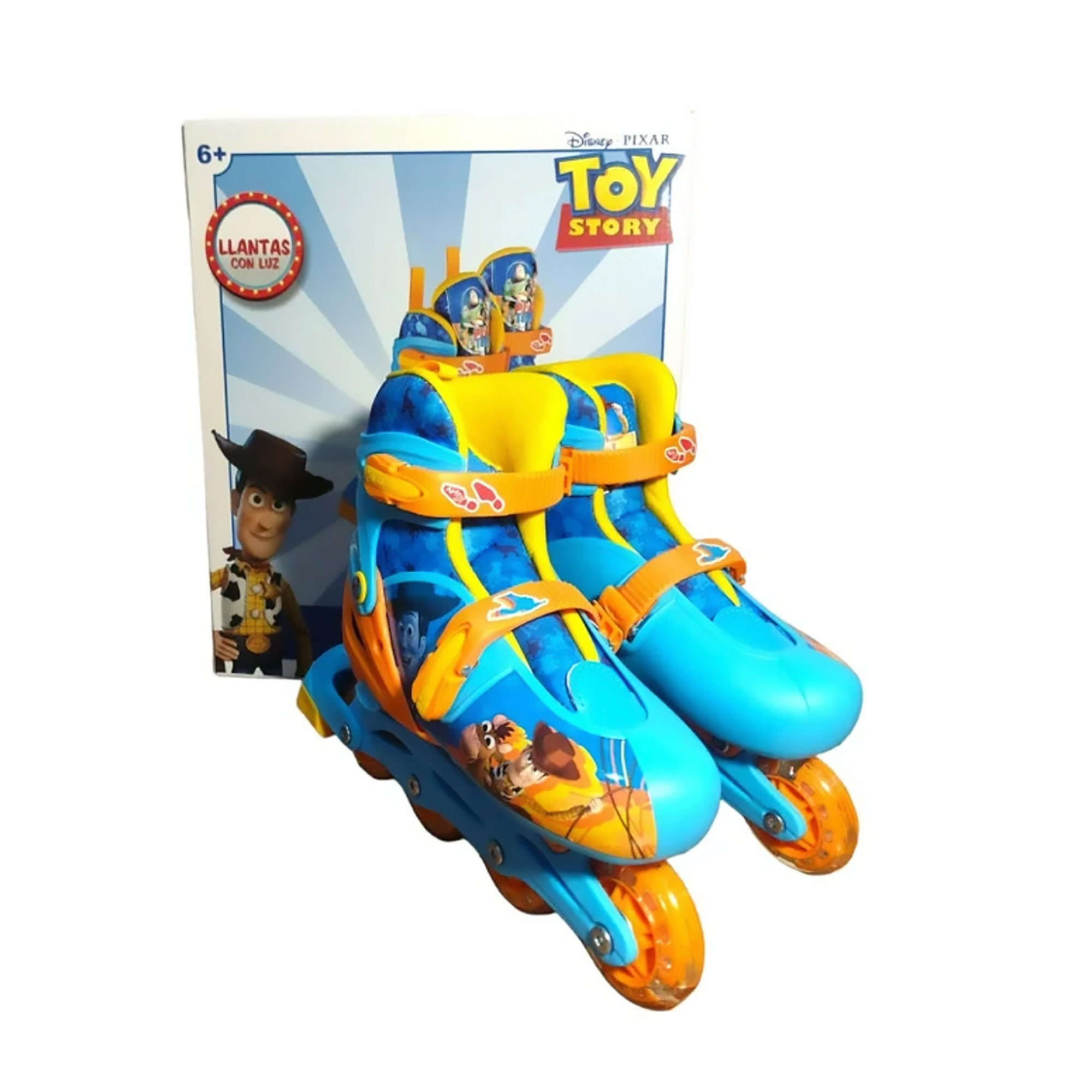 Patines En Linea Para Niños Ajustables Toy Story 19 a 21