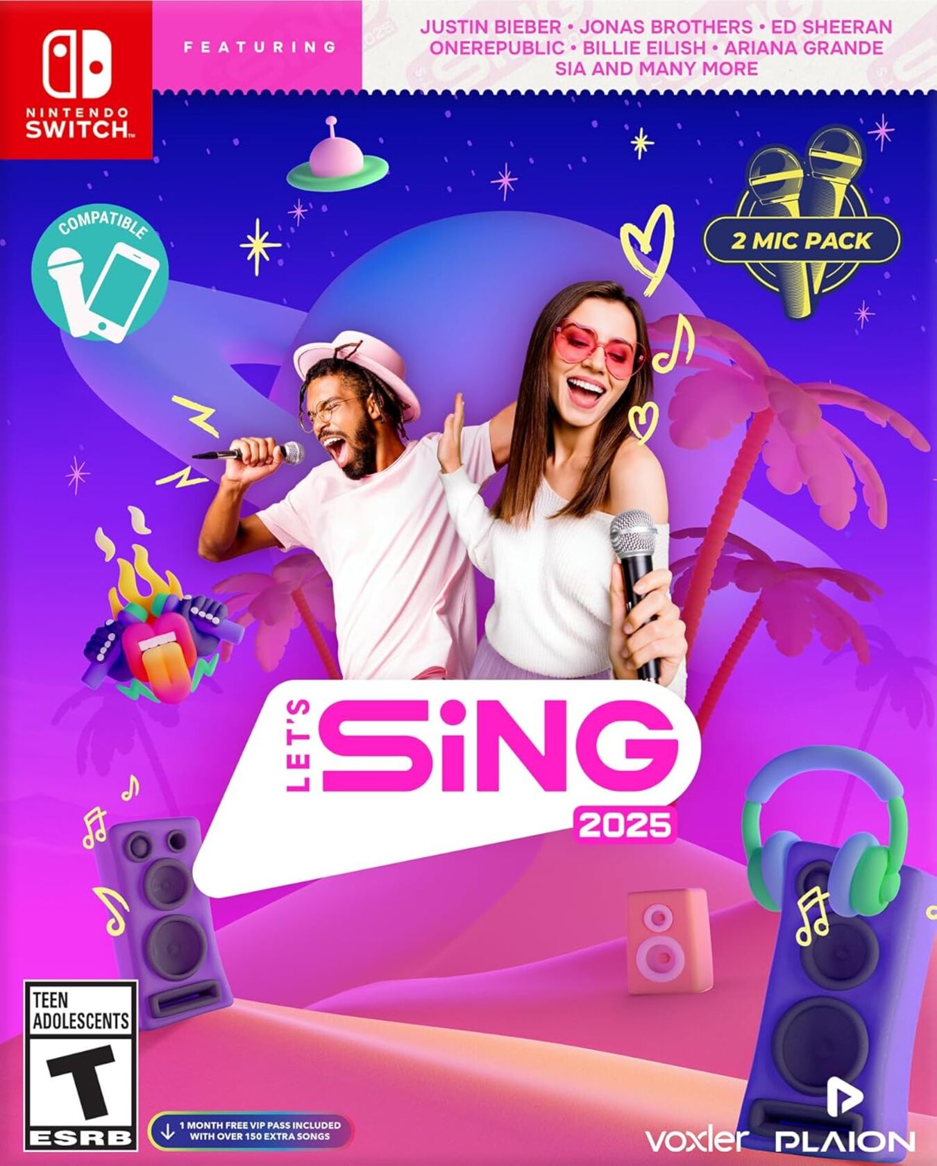 Let’s Sing 2025 (2 mic bundle) - Nintendo Switch