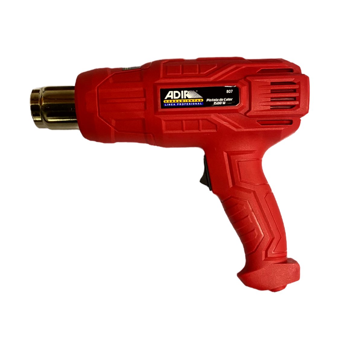 PISTOLA DE CALOR PROFESIONAL 1500W, MARCA ADIR.