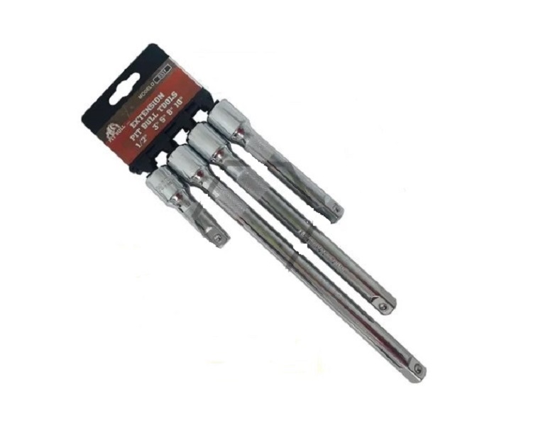 EXTENSION JUEGO 1/2", (3"-5"-8"-12")MARCA PIT BULL TOOLS