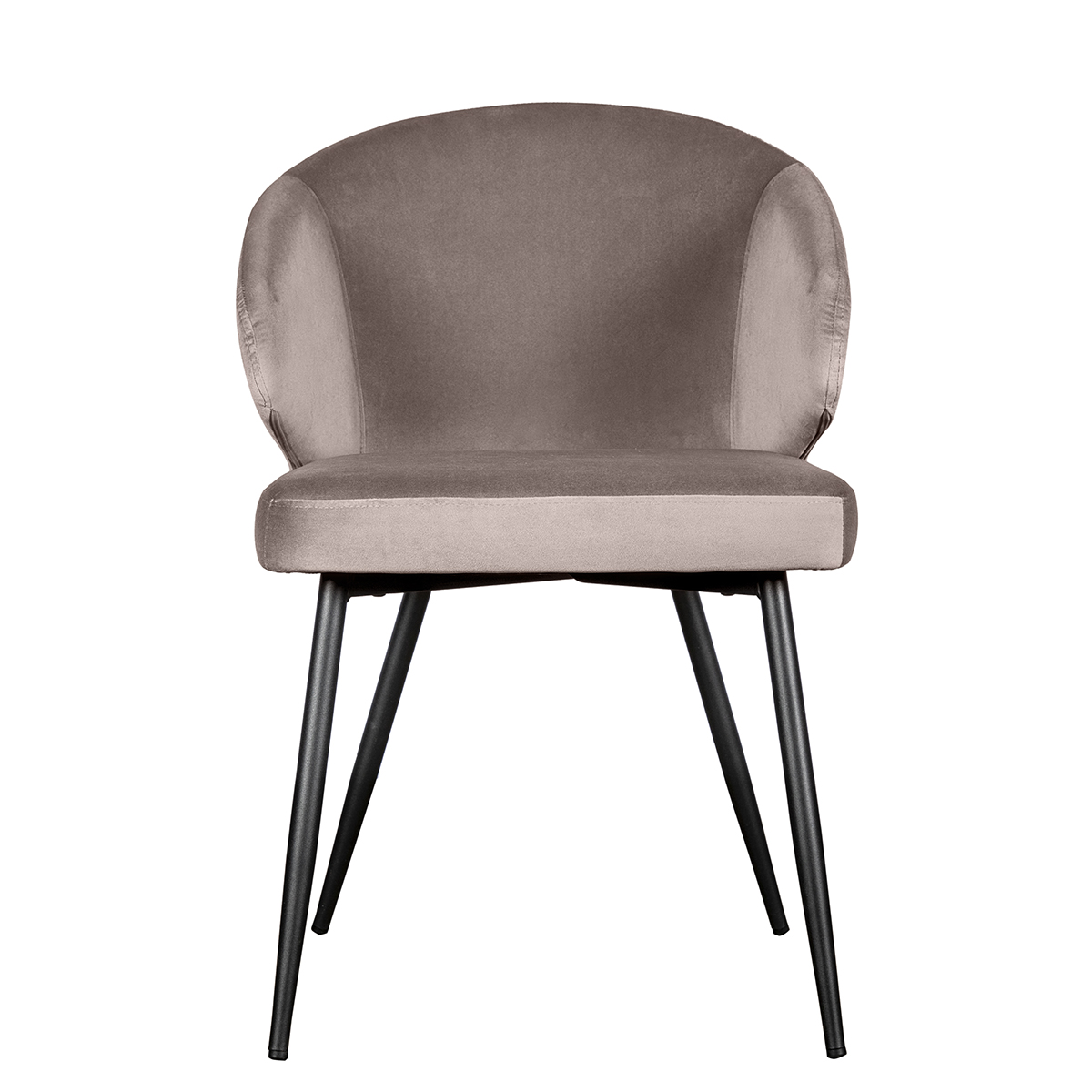Silla Parda de Metal