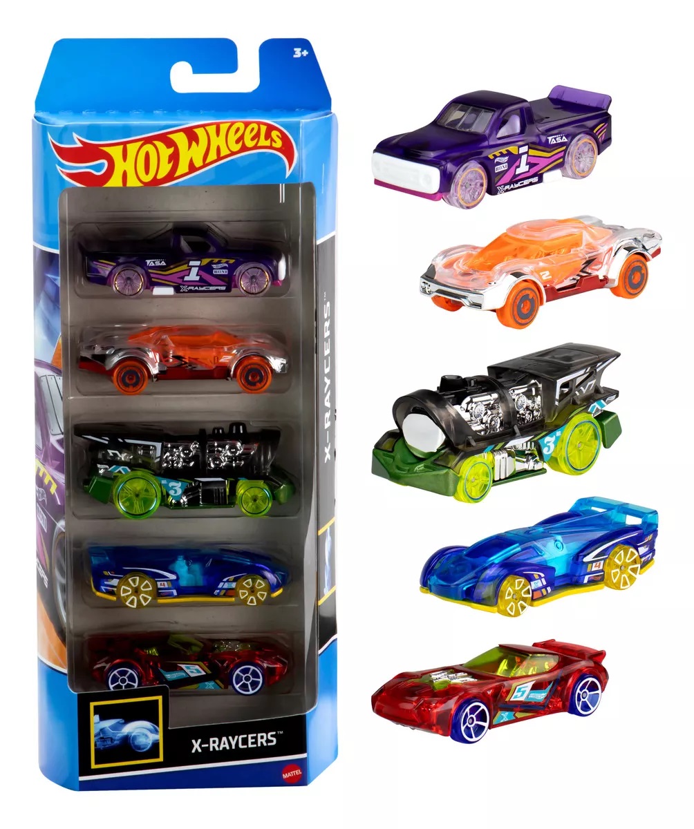 Vehículo Hot Wheels Die Cast Paquete 5 Autos Varios Modelos (modelo ...