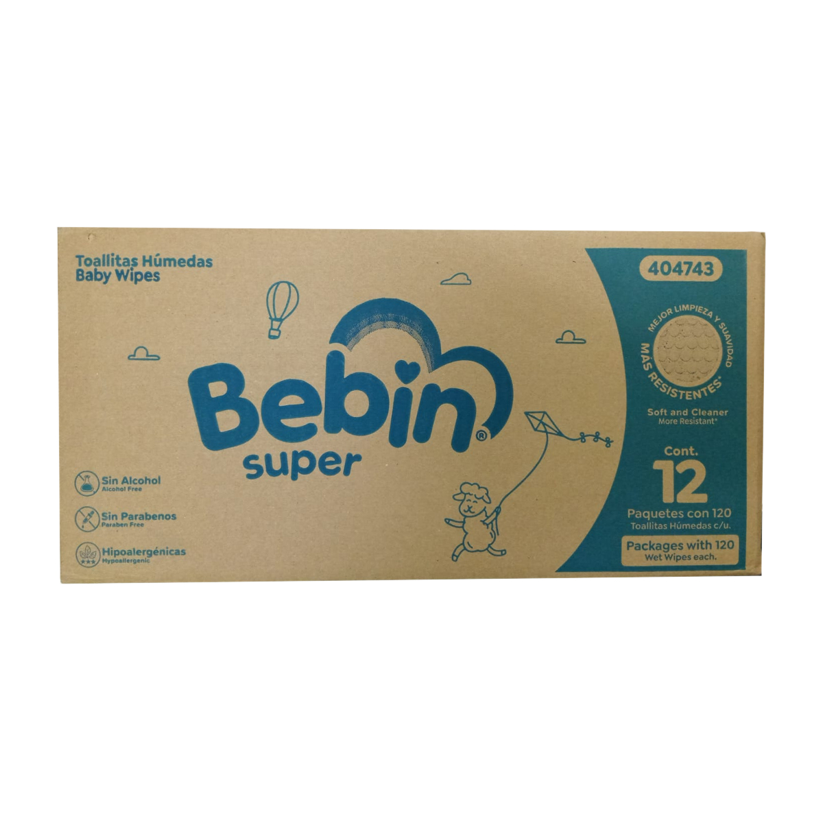 Toallitas Húmedas Bebin Super 1440pz 120×12