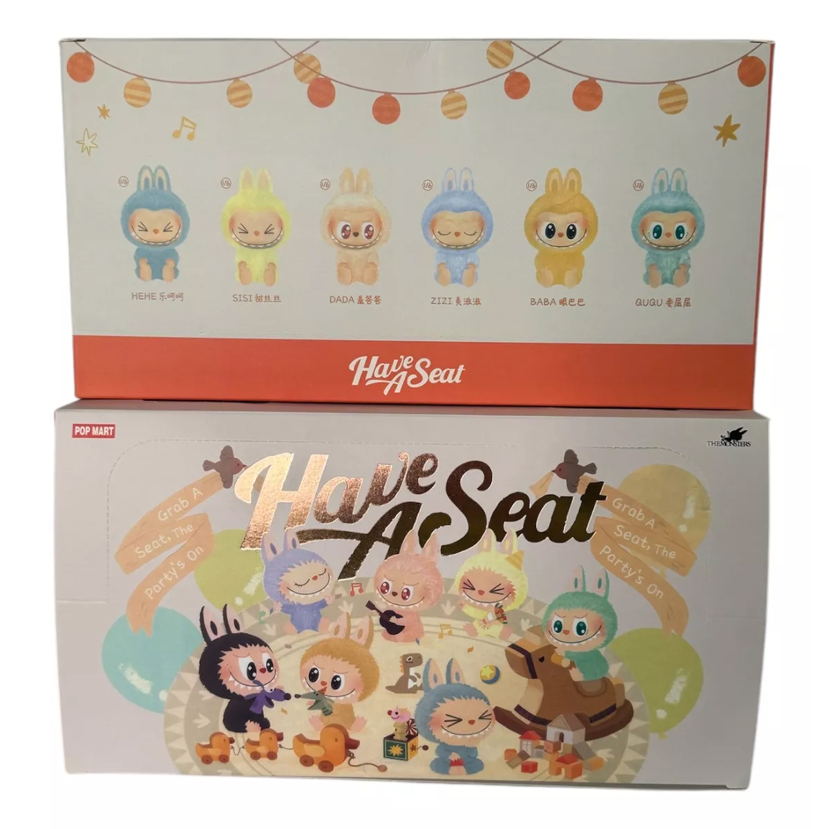Pop Mart Labubus Have A Seat Caja De 6 Pzas Colores Al Azar