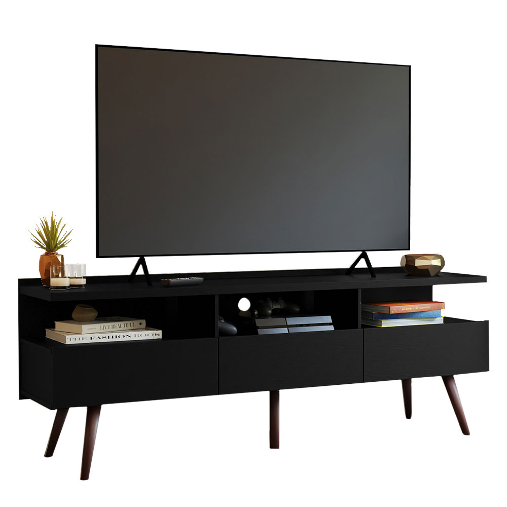 Mueble Mesa Para Tv Rack Madesa con Pies NM