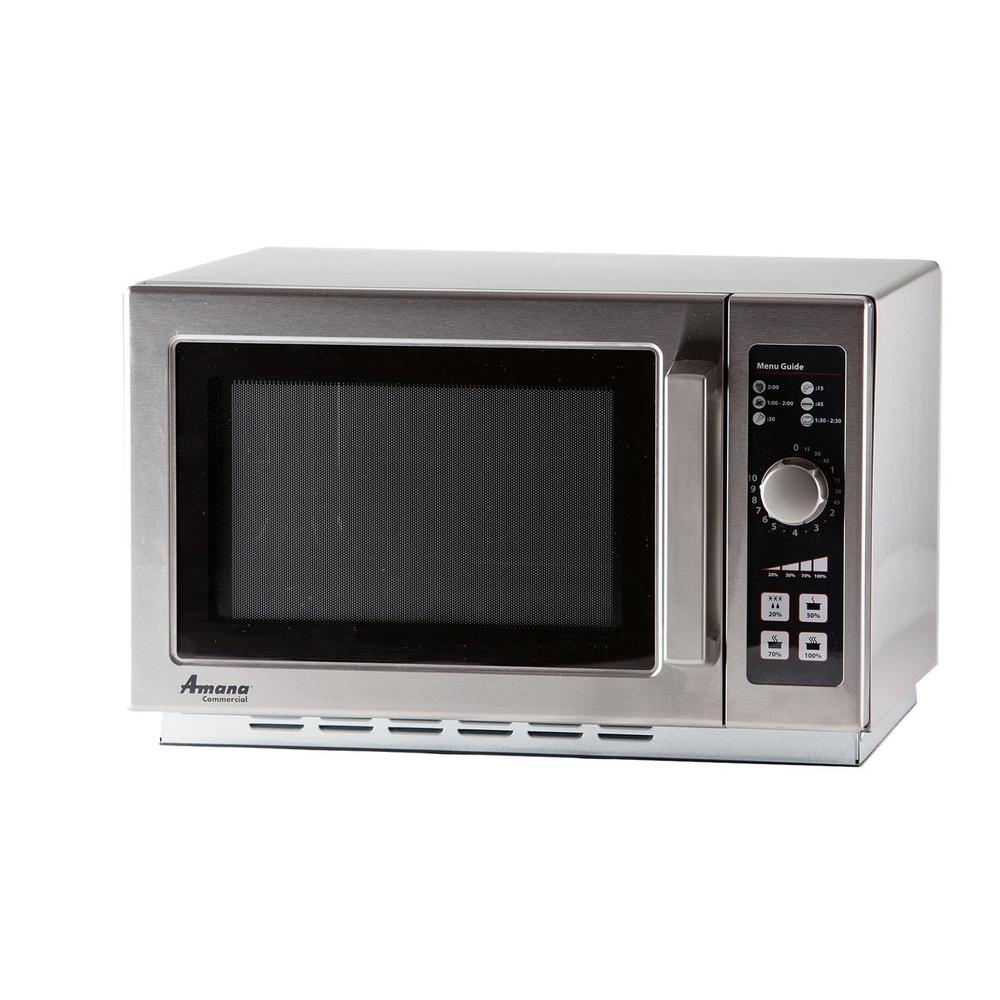 HORNO MICROONDAS INDUSTRIAL AMANA RCS10DSE 1.2PIE ACERO INOX