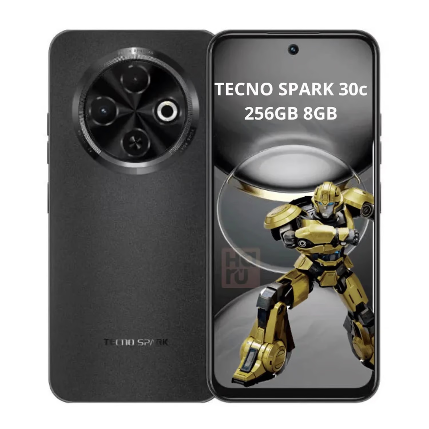 TECNO SPARK 30C CON AUDIFONOS INALAMBRICOS INCLUIDOS 256Gb 8Ram Color Negro Nuevo Libre