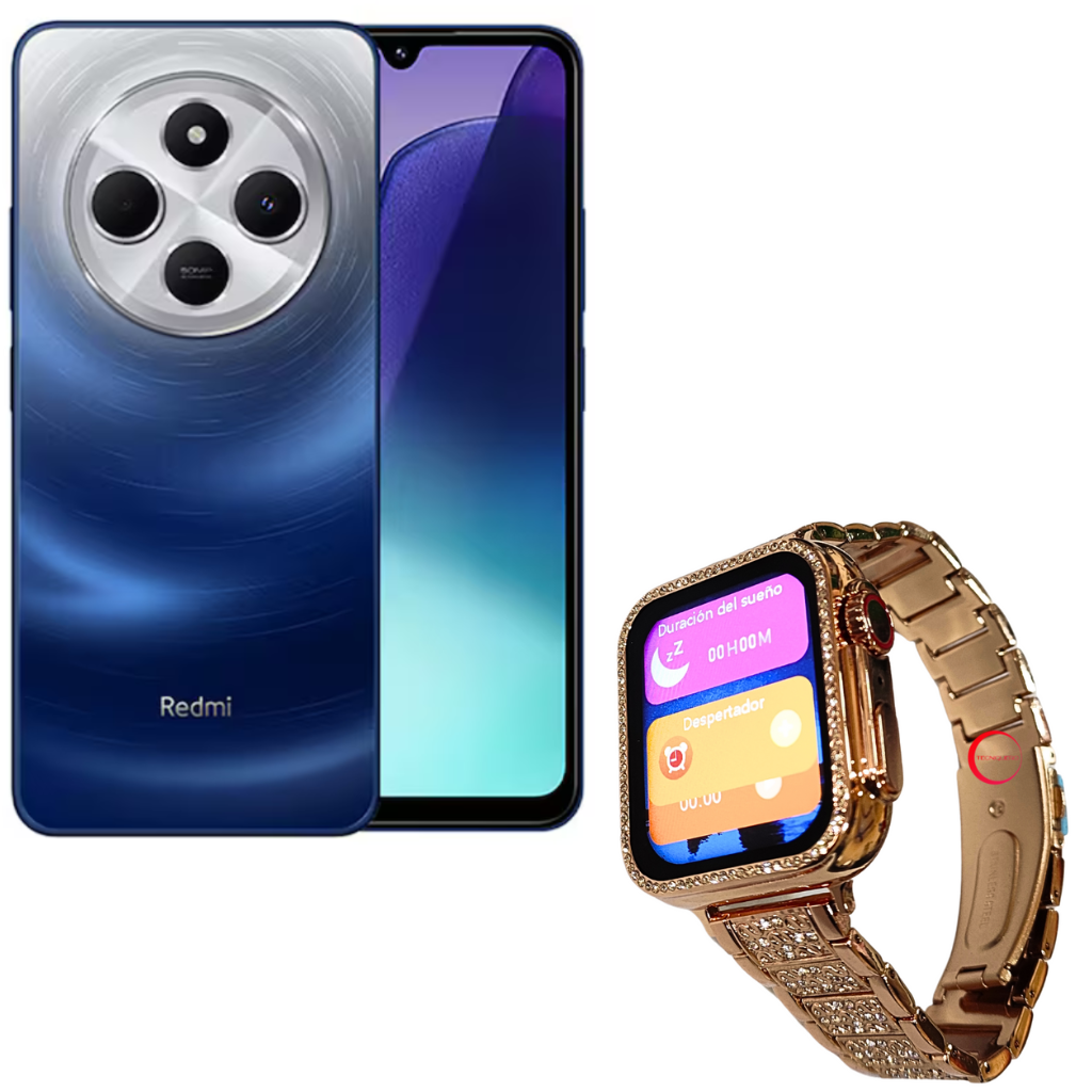 Xiaomi Redmi 14C 8GB RAM/256GB Interno + Smartwatch Clásico Bossney Bs ...