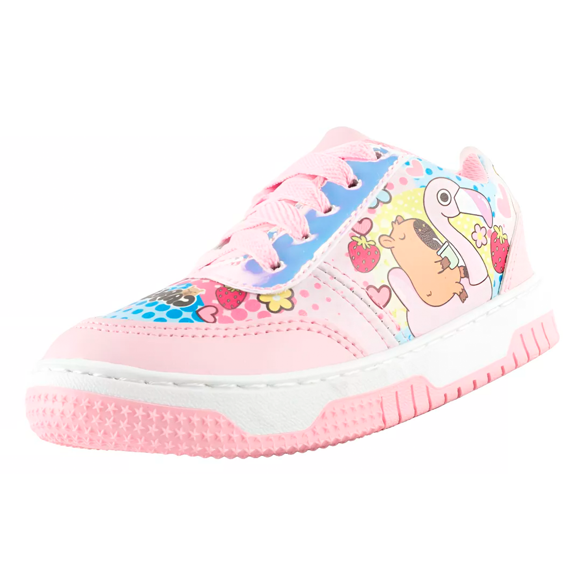 Tenis Capibara Carpicho Niña Moda Cosidos Cómodos 309-N-RSC