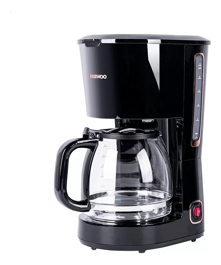 Cafetera De 12 Tazas Con Jarra De Vidrio Negra Elegancia Y ...