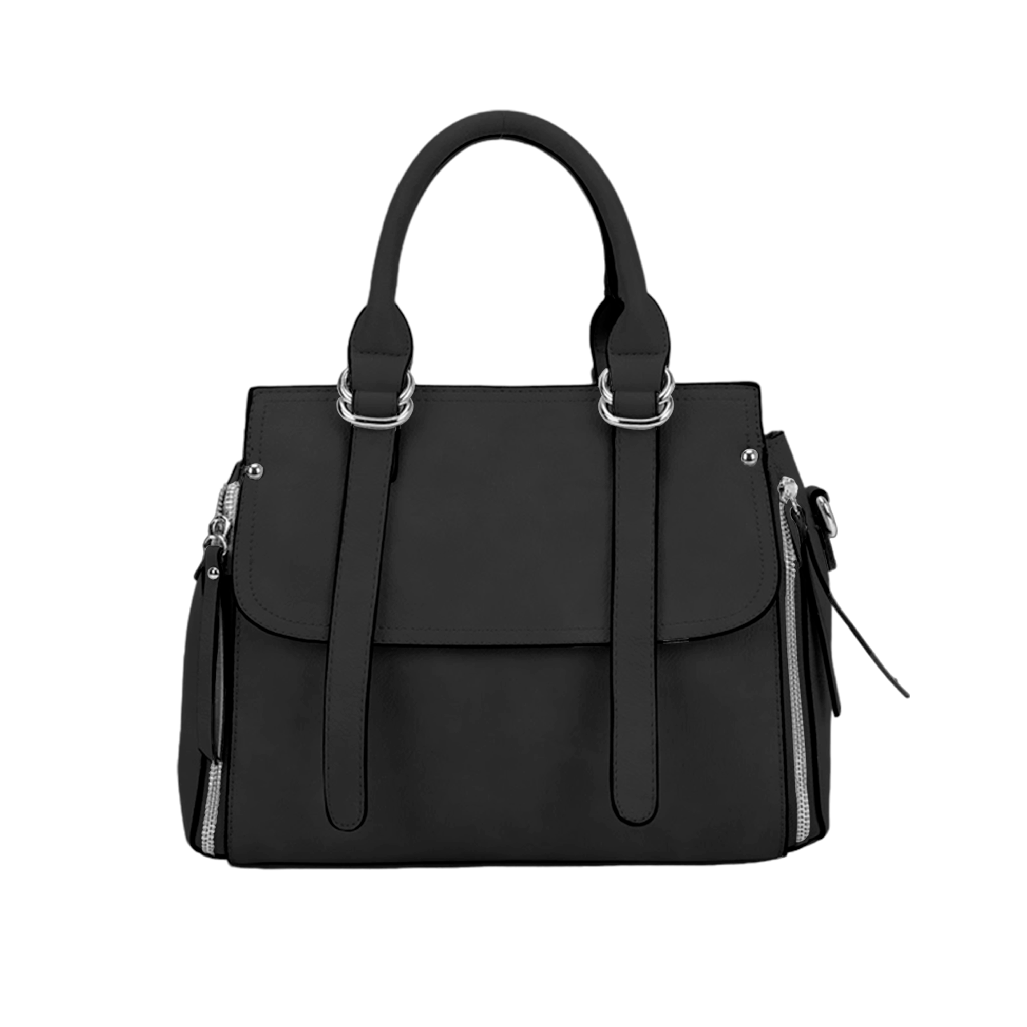 Bolsa con Doble Asa Crossbody Correa Ajustable Cuero PU Olabag