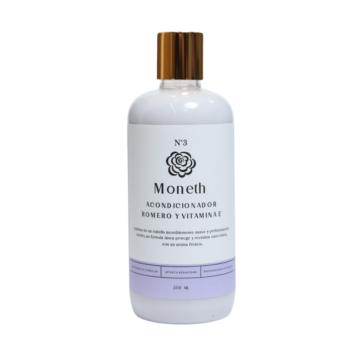 Moneth Acondicionador con ROMERO Y VITAMINA E 500 MlProtege, revitaliza ...