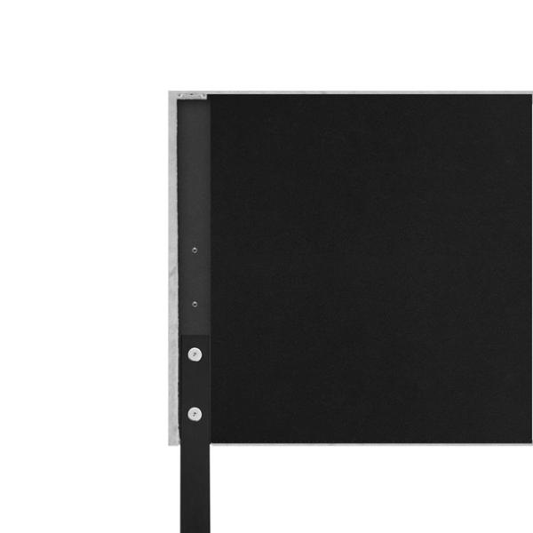 Cabecera King Size Cuadro Grande Azul 3 en 1 Moderna