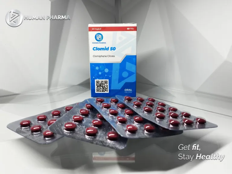 CLOMID 50 - Clomifeno - Oral - 50mg/tab 60 tabletas - Human Pharma ...