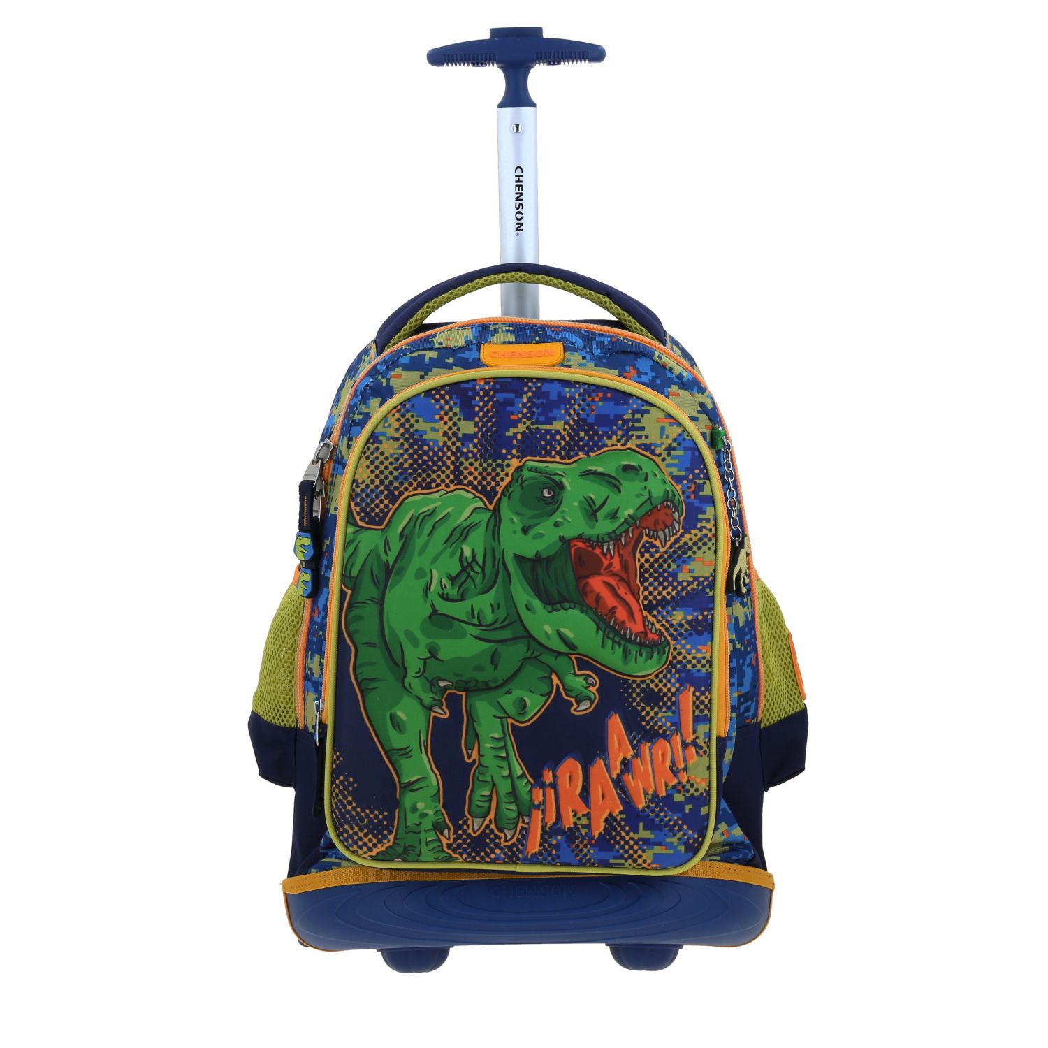 Mochila Grande Con Ruedas Y Luces Led Chenson Dinosaurio T-Rex KORAV ...