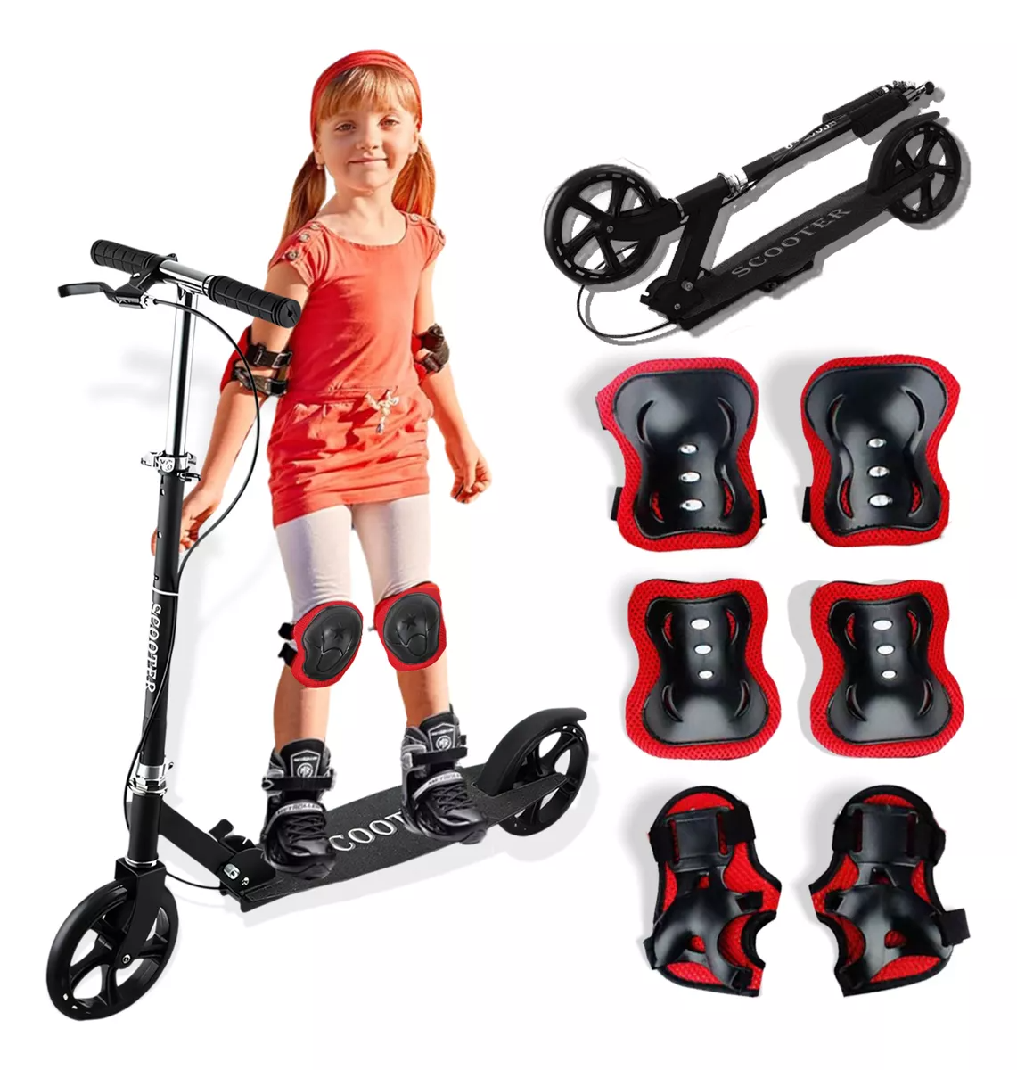 Scooter Patín Del Diablo Ajustable Para Jóvenes Y Adultos
