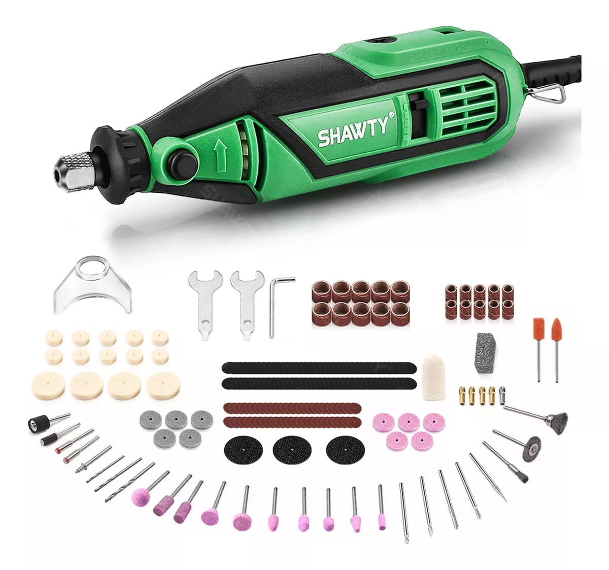 SHAWTY Mini Taladro Mototool Esmeril Con Accesorios 210 piezas ...