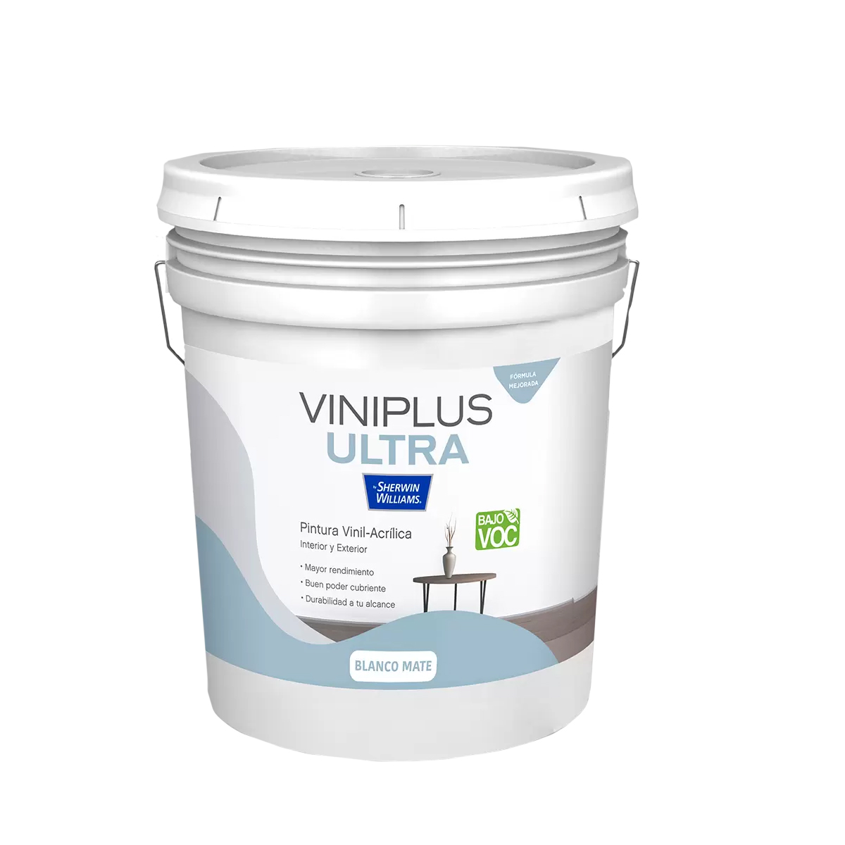 Pintura Vinil Plus Vinil-acrílica Sherwin Williams Blanca 19 L