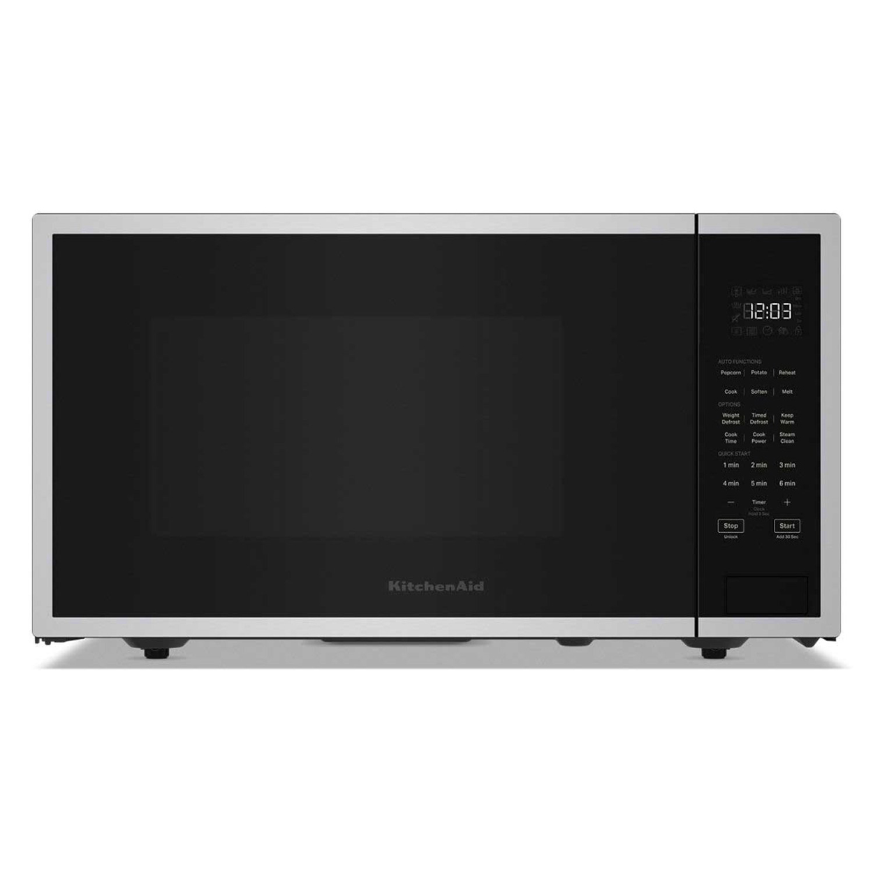 Microondas de Encimera KitchenAid KMCS122RPS 1.6p³ Acero inoxidable ...