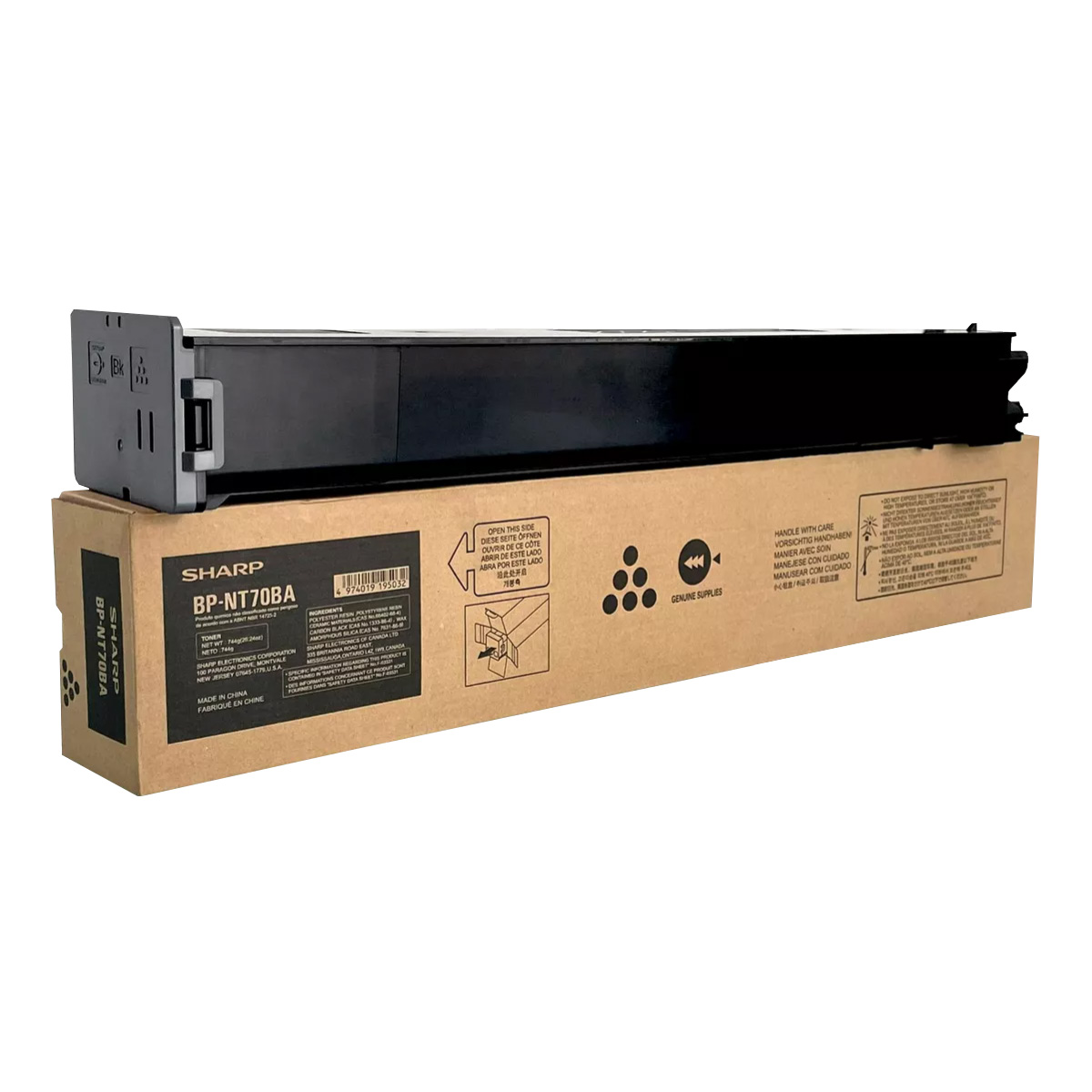 Toner Sharp Negro Bp-nt70ba P/bp50c36/50c31 40k Pag