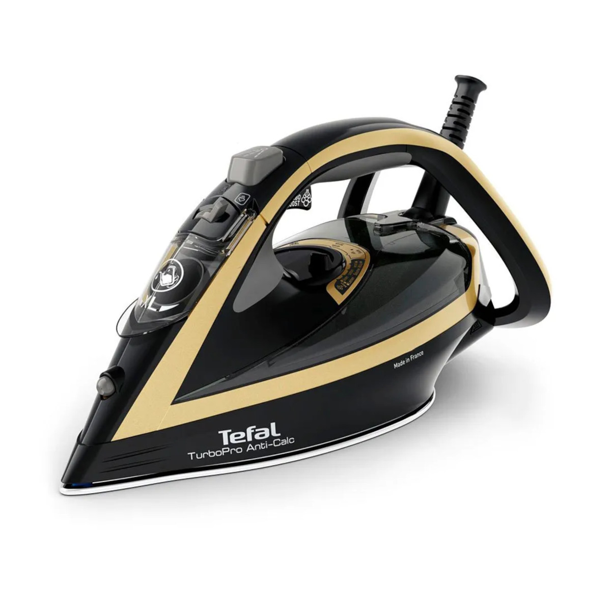 Plancha Vapor T-Fal PureGliss FV8064 5Niveles 1800W Durilium