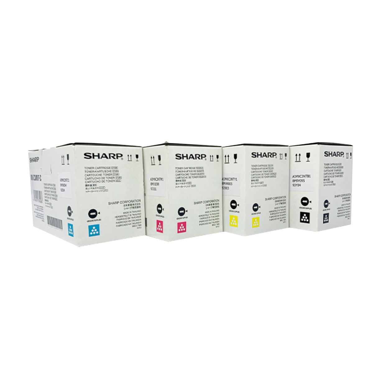 Kit De Toner Sharp Mx-c30nt Bk, Cyan, Mag Y Ama P/mx-300w