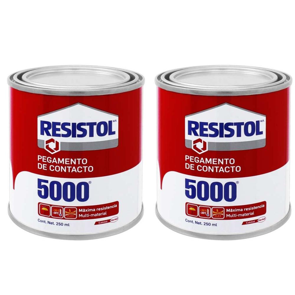 PACK 2 RESISTOL 5000 250 ML AMARILLO