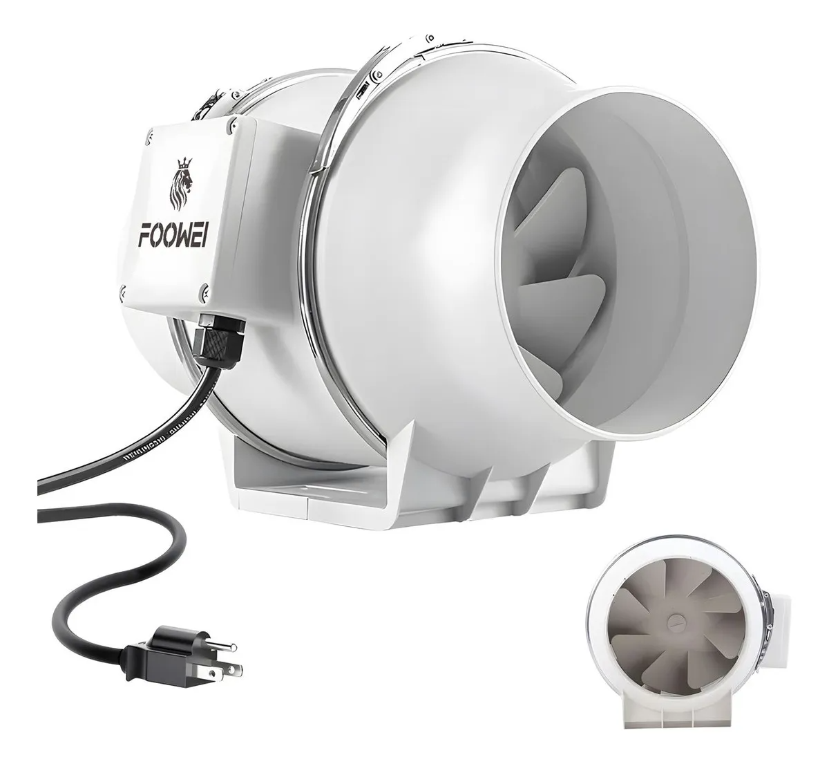 Potente Extractor De Aire Industria cocina Silencioso De 6 Pulgadas ...