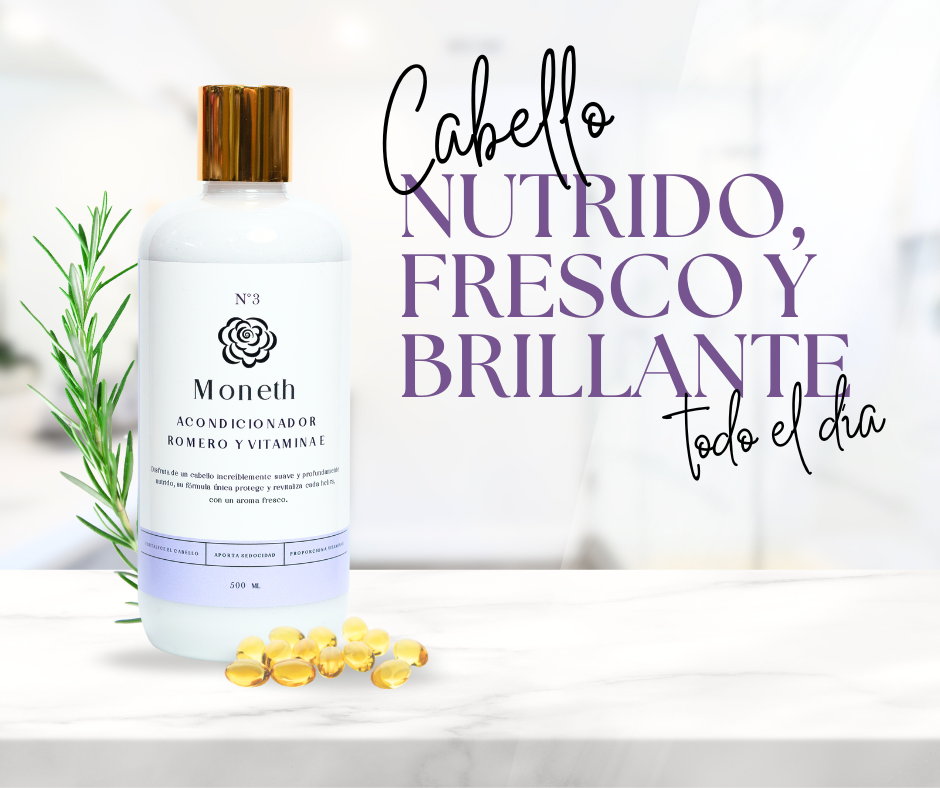Moneth Acondicionador de Romero y Vitamina E – Revitaliza y Fortalece ...