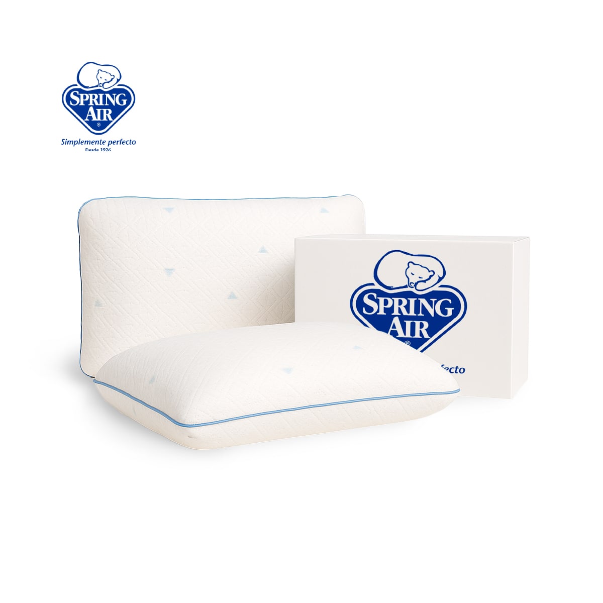 Pack 2 Almohadas Cool Sleep ,Memory Foam, Hipoalergénica, Fresca y ...