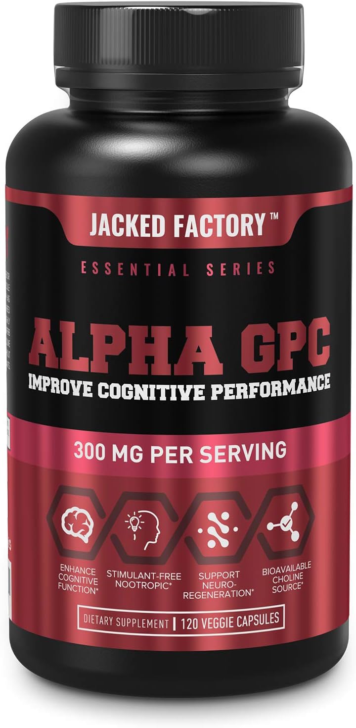 Alpha GPC Improve Cognitive Performance 120 cap - Suplemento de colina ...