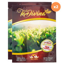 Té Divina Original 2 Sobres – Detox Natural para 2 Semanas – Vida Divina con 12 Hierbas Sin Cafeína