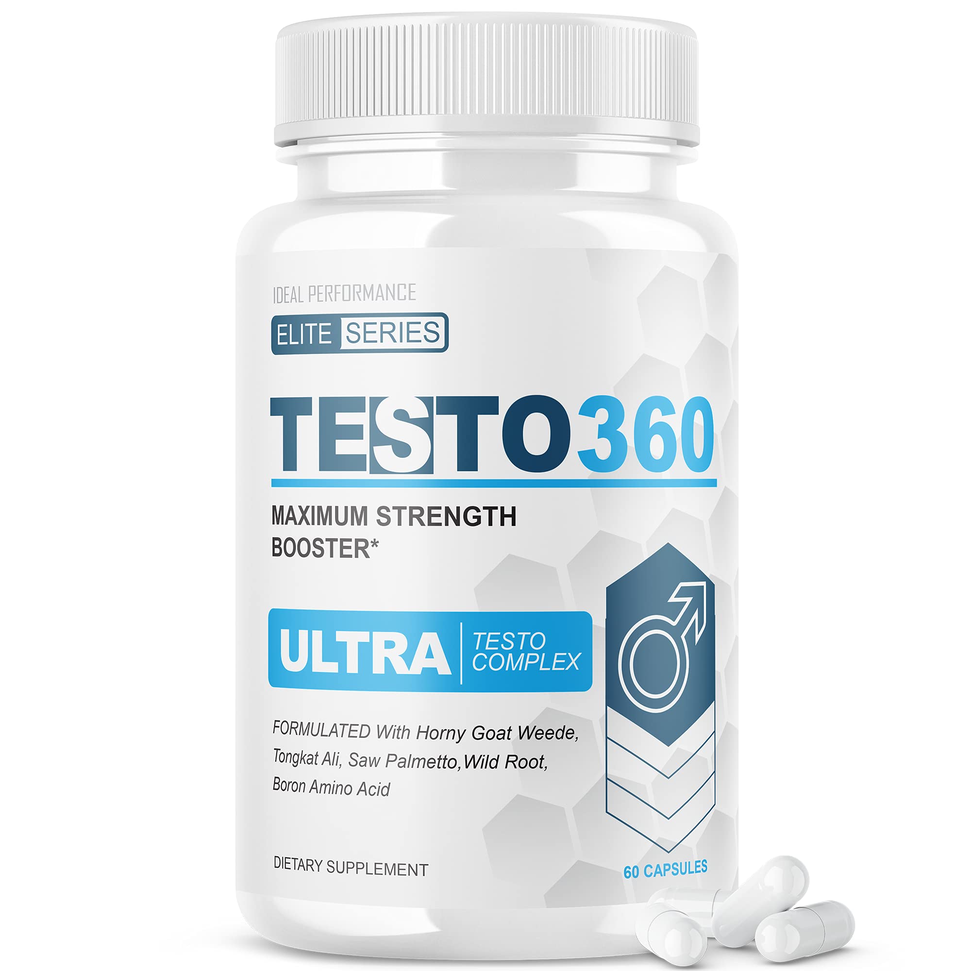 TESTO 360 Maximum Strength Booster 60 cap - TESTO 360 Refuerzo de ...