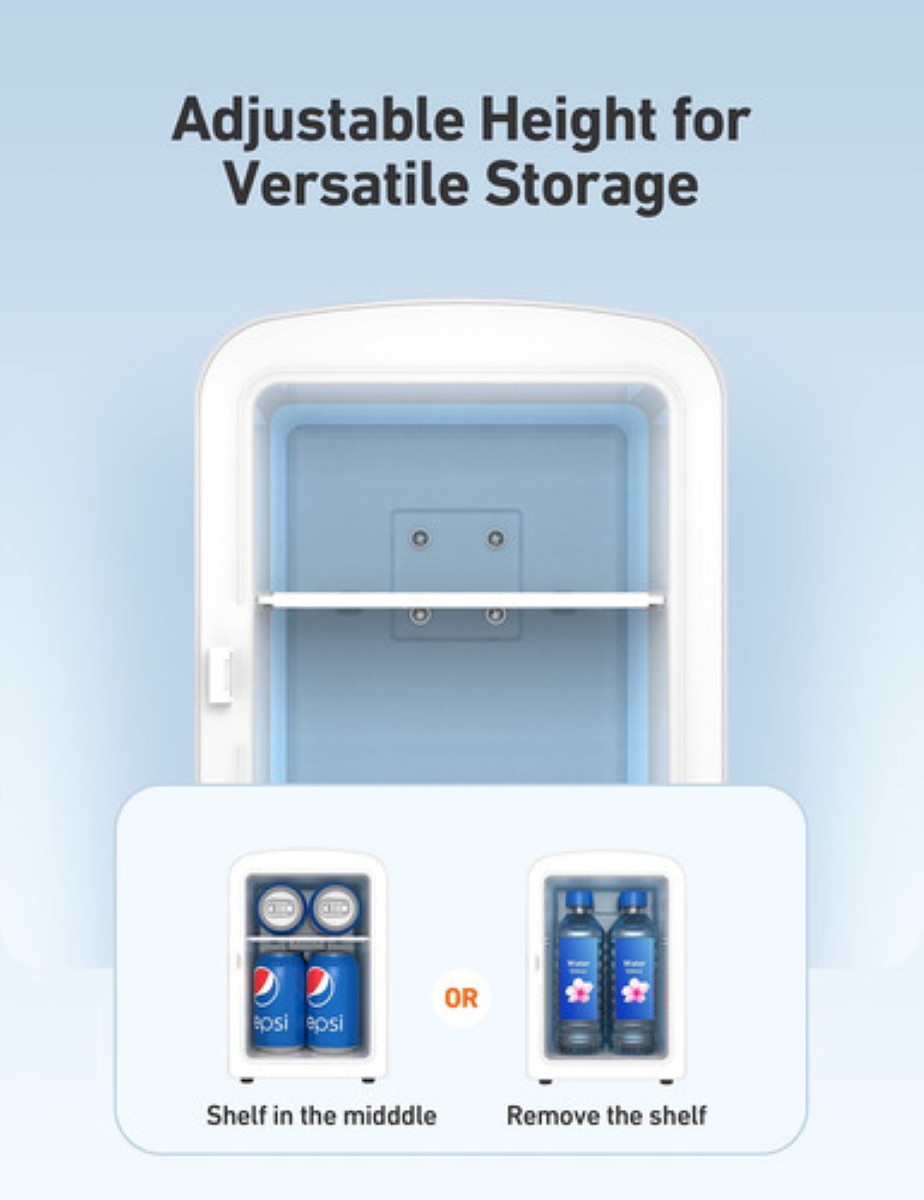 Mini Heladera Astroai De 4 Litros Ca/cc (azul)