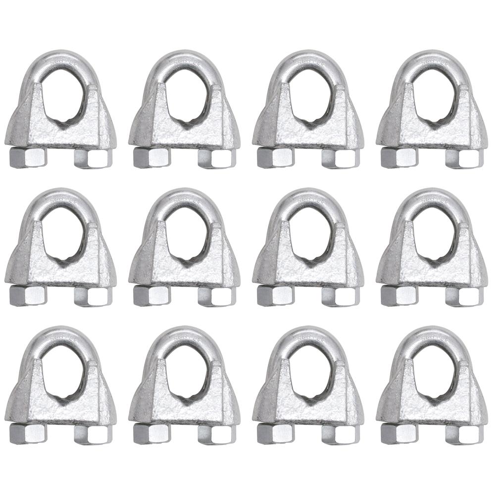PACK 12 PERROS CABLE ACERO 1/2'' PER-7 SURTEK