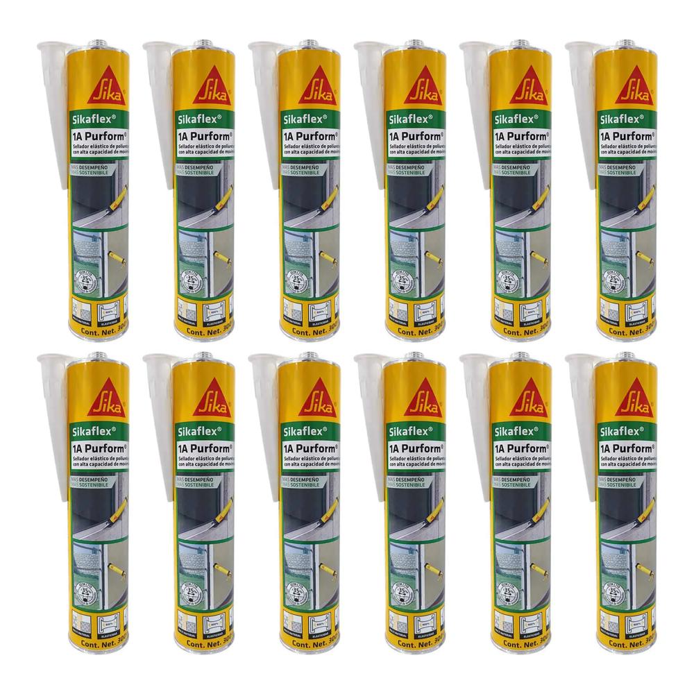 PACK 12 SIKAFLEX 1A PURFORM BLANCO 300 ML SIKA